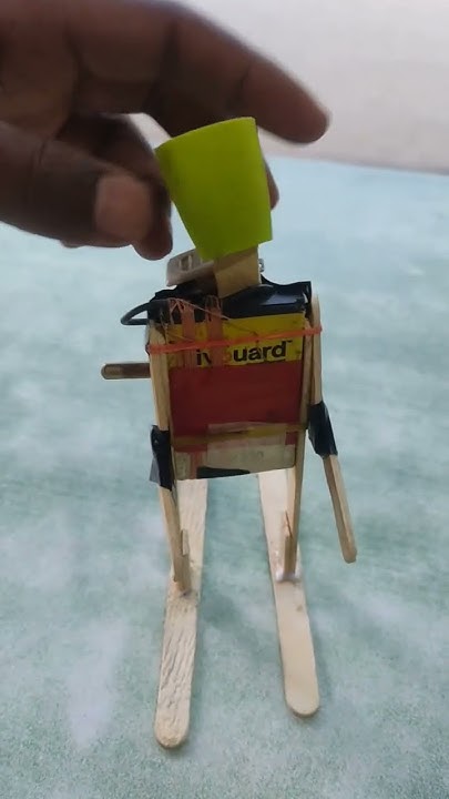 walking robot home made | easy step guide|| how to make mini robot at ...