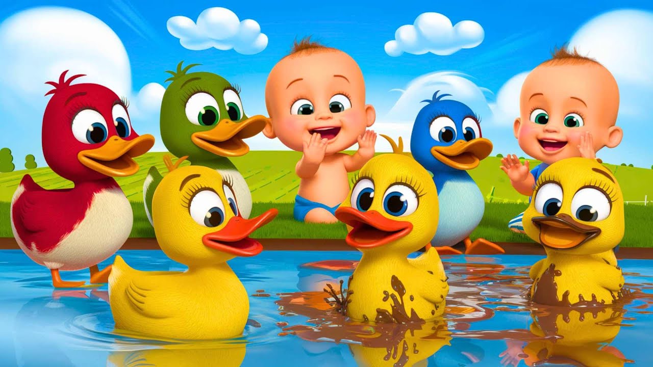 Five Little Ducks: Quack, Quack, on the Farm! - YouTube