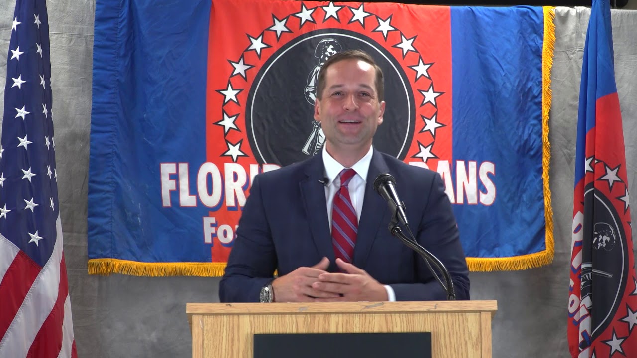 Will Robinson Speaks to Florida Veterans For Common Sense - YouTube