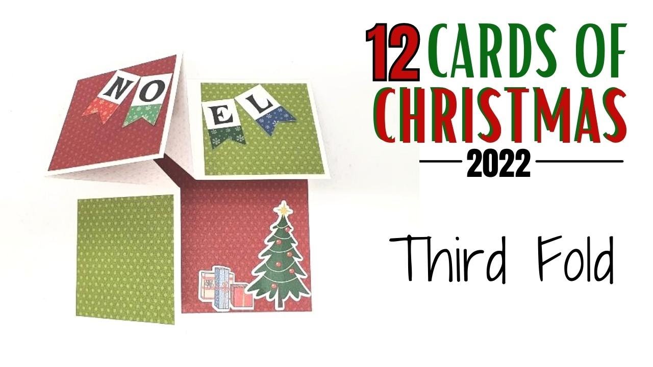 12 Cards of Christmas - Third Fold - YouTube