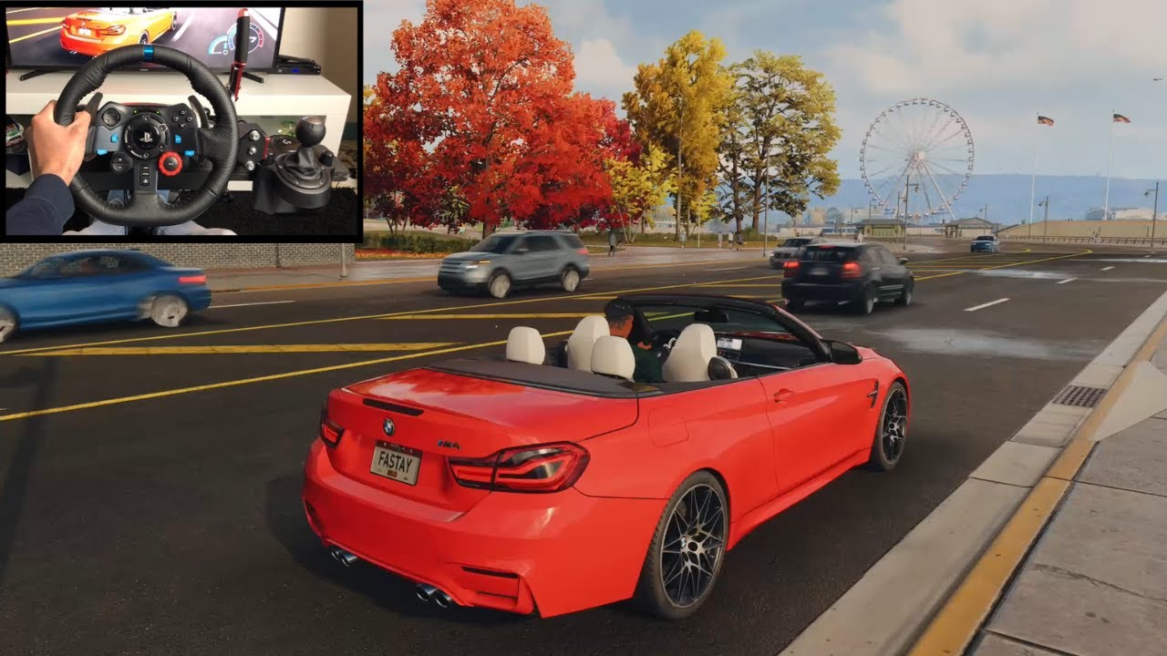 NFS Unbound BMW M4 Convertible - Logitech g29 gameplay - YouTube