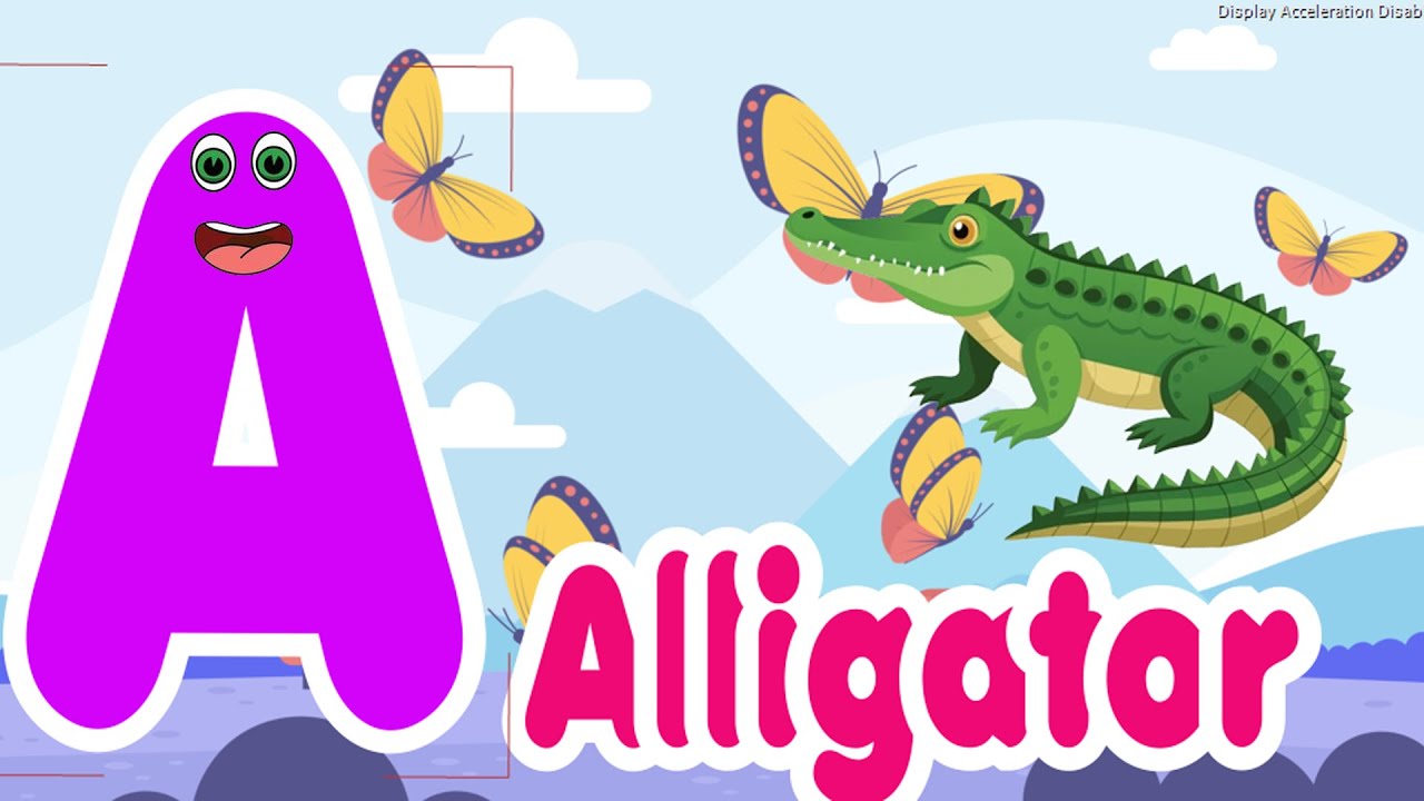 Phonics Song For Toddlers ABC Phonics Song A for Alligator Phonics ...