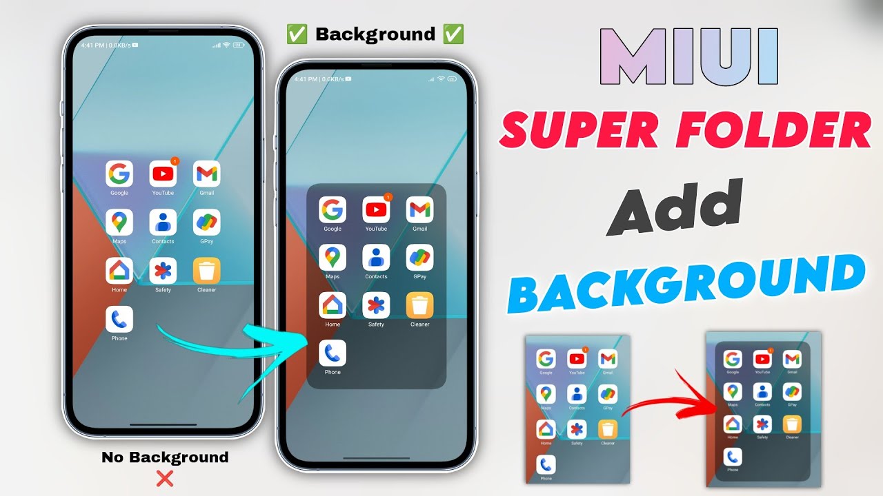 Miui 14 Super Folder Add In Background - Super Folder Update In Poco ...