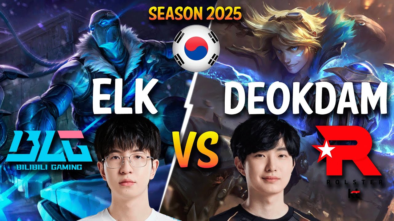 BLG Elk vs KT deokdam - Elk VARUS vs deokdam EZREAL ADC - Patch 15.3 KR ...