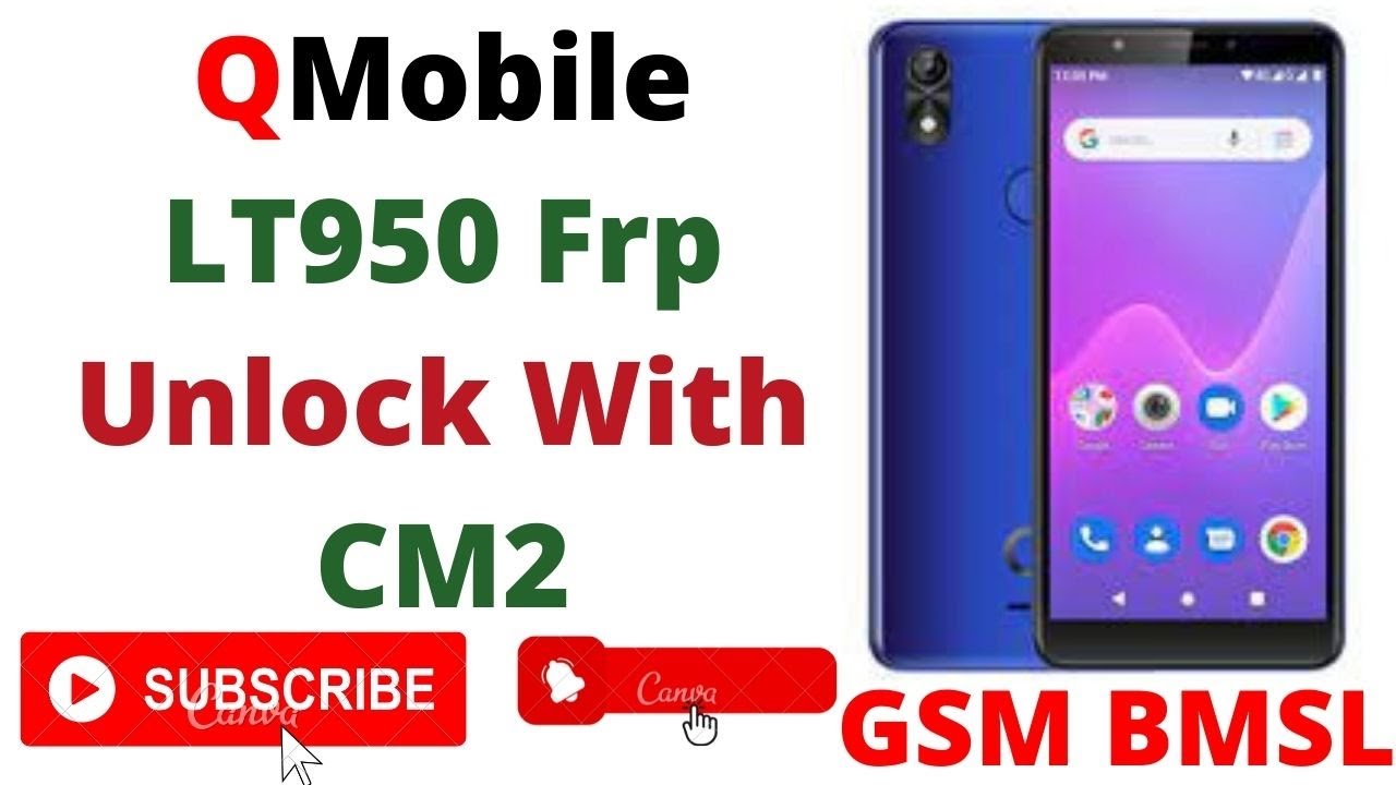 Qmobile Lt950 frp unlock Cm2 - YouTube