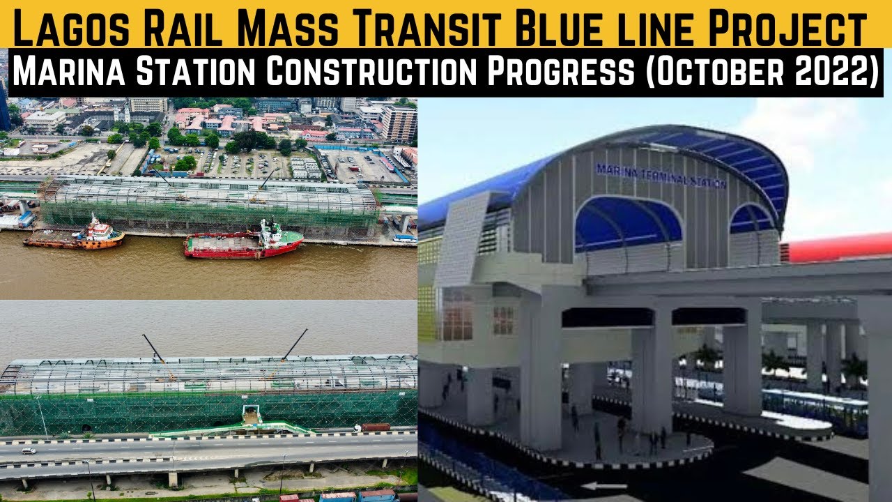 Marina Train Station Construction Progress (October 2022) || Lagos ...