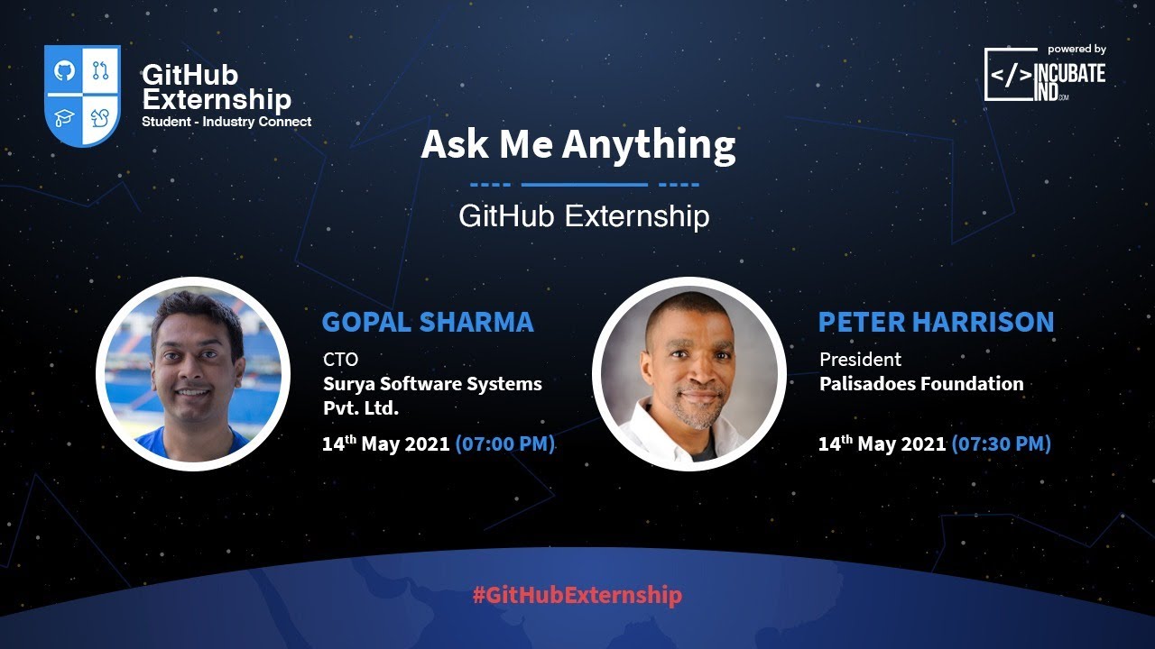Ask Me Anything On GitHub Externship with Surya Software Systems & The ...