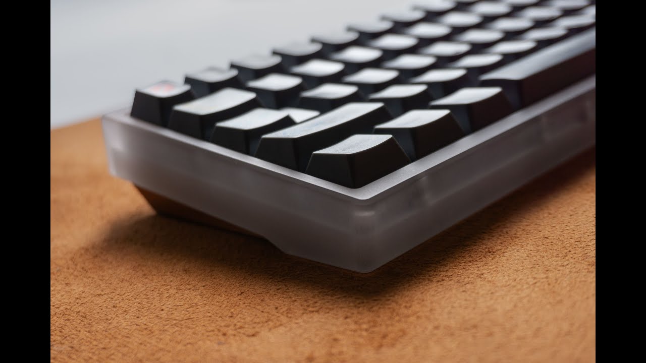 Krush65 PC case HMX Yogurt GMK Dualshot - YouTube
