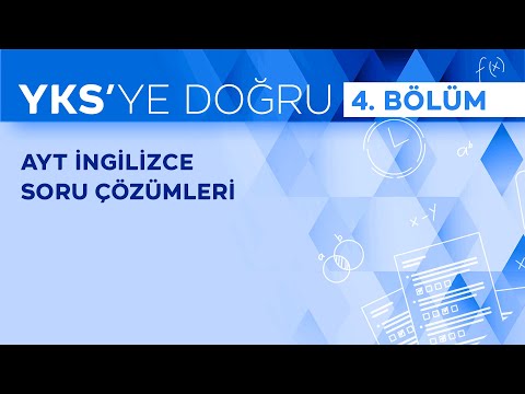 YKS'ye Doğru | TRT EBA 2023 AYT İngilizce Soru Çözümleri Bölüm - 4#ykshazırlık#soruçözümleri