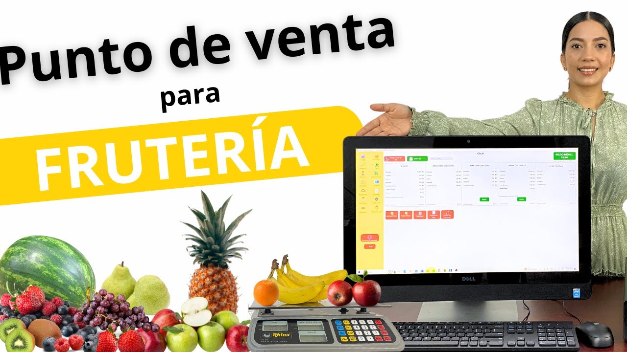 Punto de venta para FRUTERIA 🍌 🍏 🍒 🍇 - YouTube