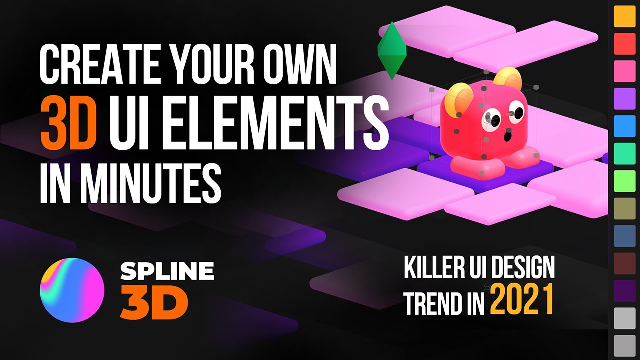 Amazing 3D Tool for Designers | Spline - 3D Tutorial for UI Designers ...