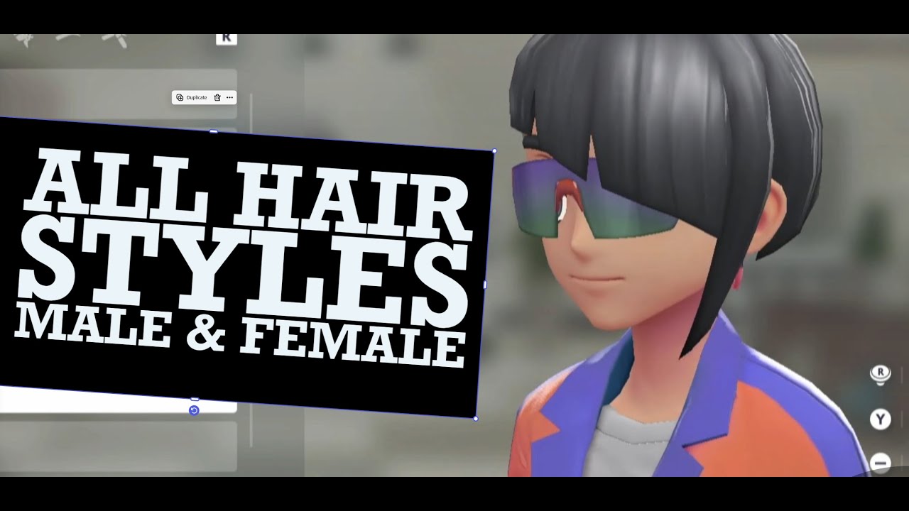 Pokémon Legends Z-A – All Hairstyles (Male & Female) | Full ...