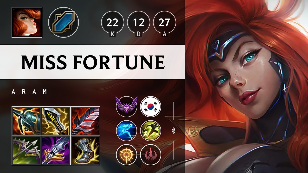 Miss Fortune ARAM - KR Master Patch 25.05 - YouTube