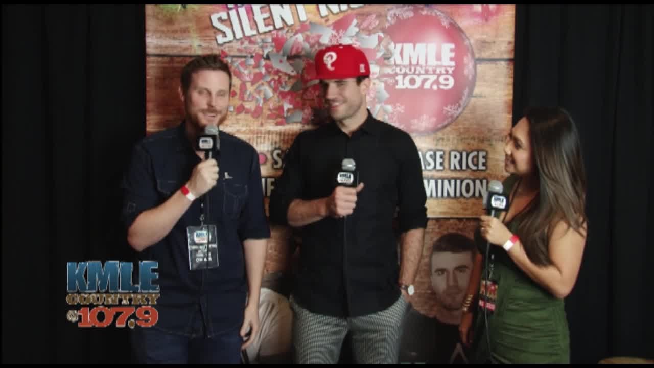 Sam Hunt Backstage Interview at KMLE Not So Silent Night - YouTube
