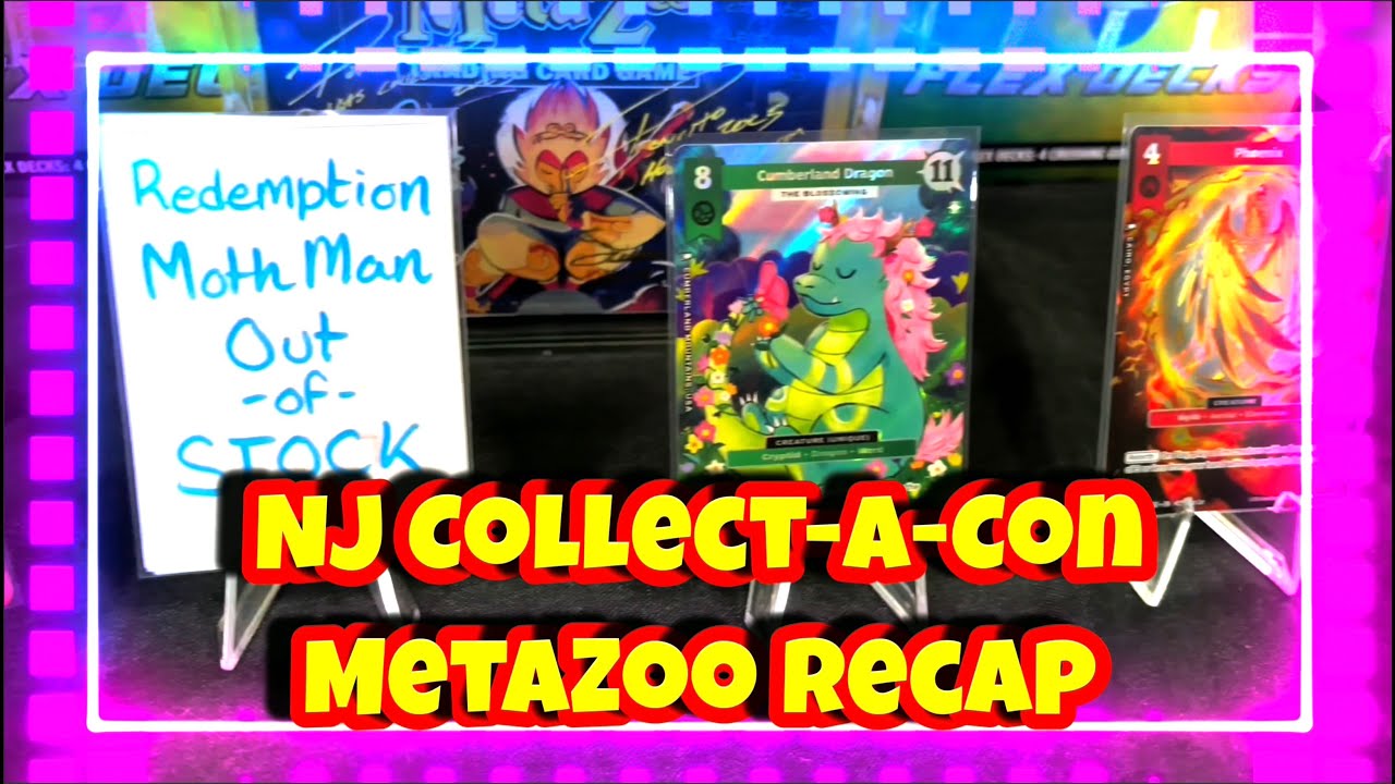 NJ Collect-A-Con MetaZoo Recap - YouTube
