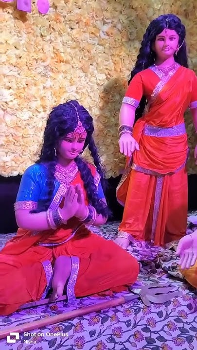 bhagwan shiv mata parvati ki shadi ka scene/ Durga utsav Raipur #shiv #parvati #shadi #viral # ...