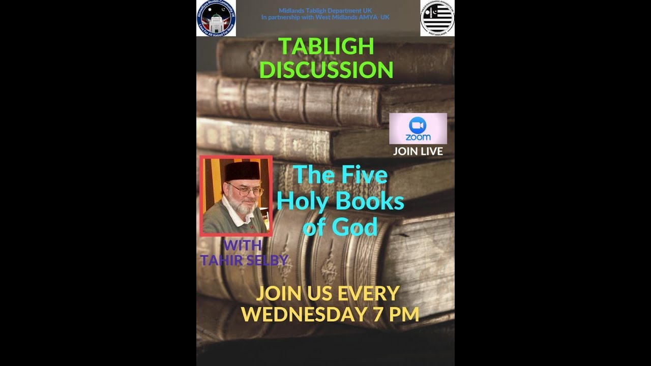 Tabligh Discussion - The Five Holy Books of God - YouTube