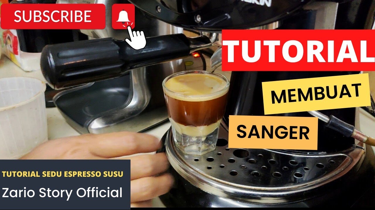Tutorial Membuat Kopi Sanger Espresso | Kopi Gayo Aceh - YouTube