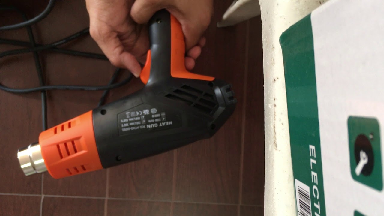 Unboxing HOYOMA HEAT GUN HTHG-2000C - YouTube