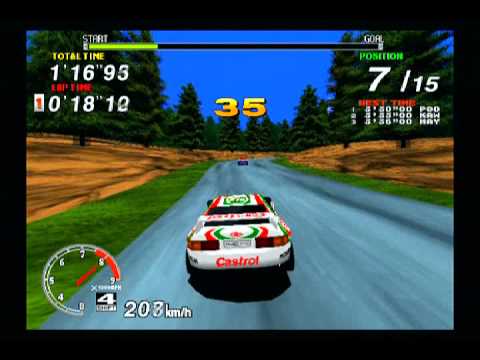 [PS2 Component] SEGA RALLY 세가랠리 1995 - YouTube