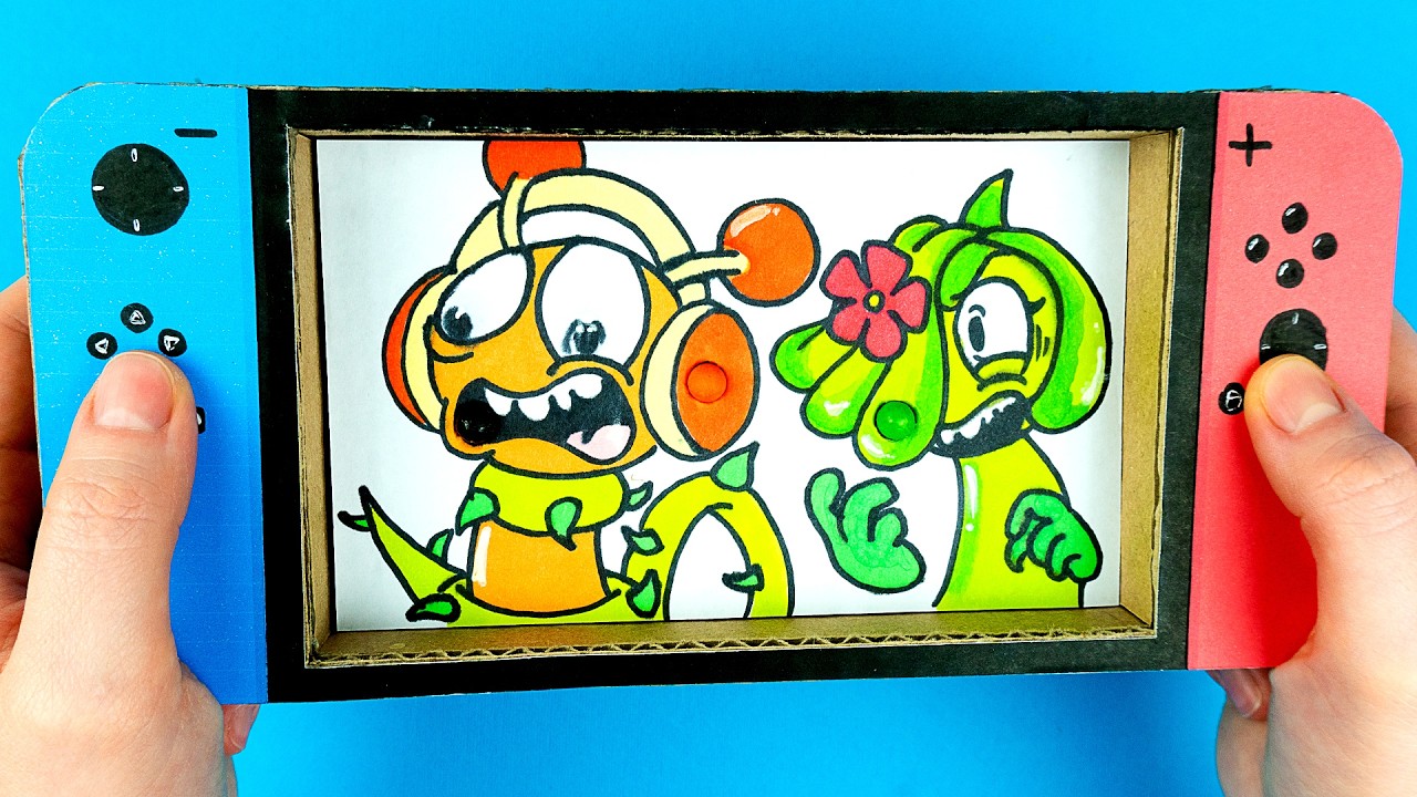 Cardboard Nintendo DIY Oren x Vineria for fans INCREDIBOX SPRUNKI - YouTube