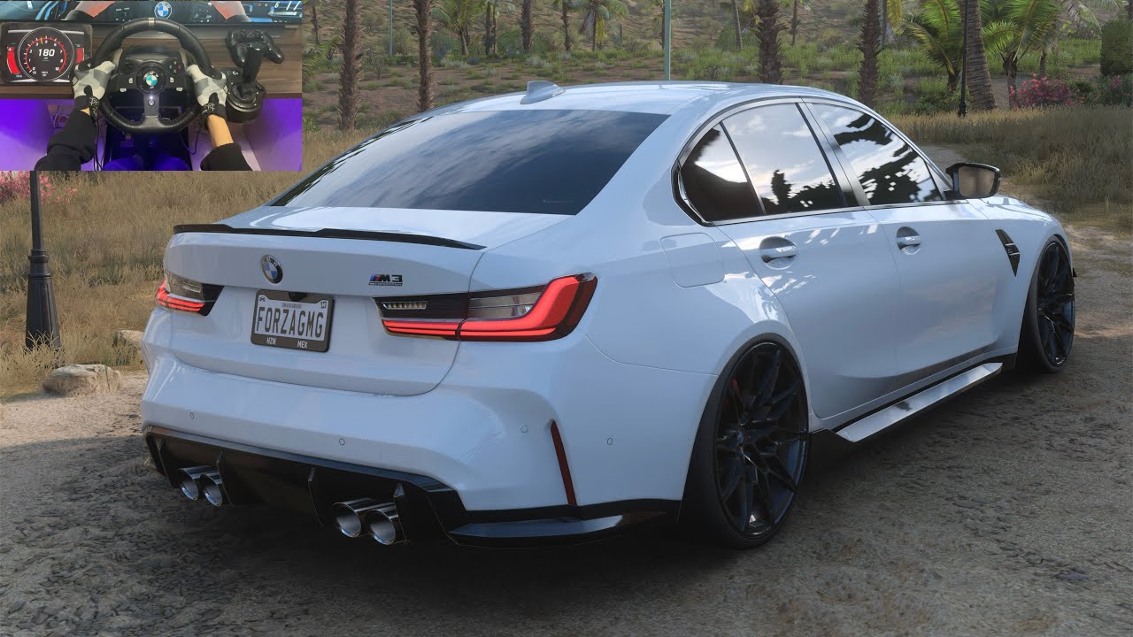 BMW M3 COMPETITION G80 (850HP) - Forza Horizon 5 | Logitech G920 ...