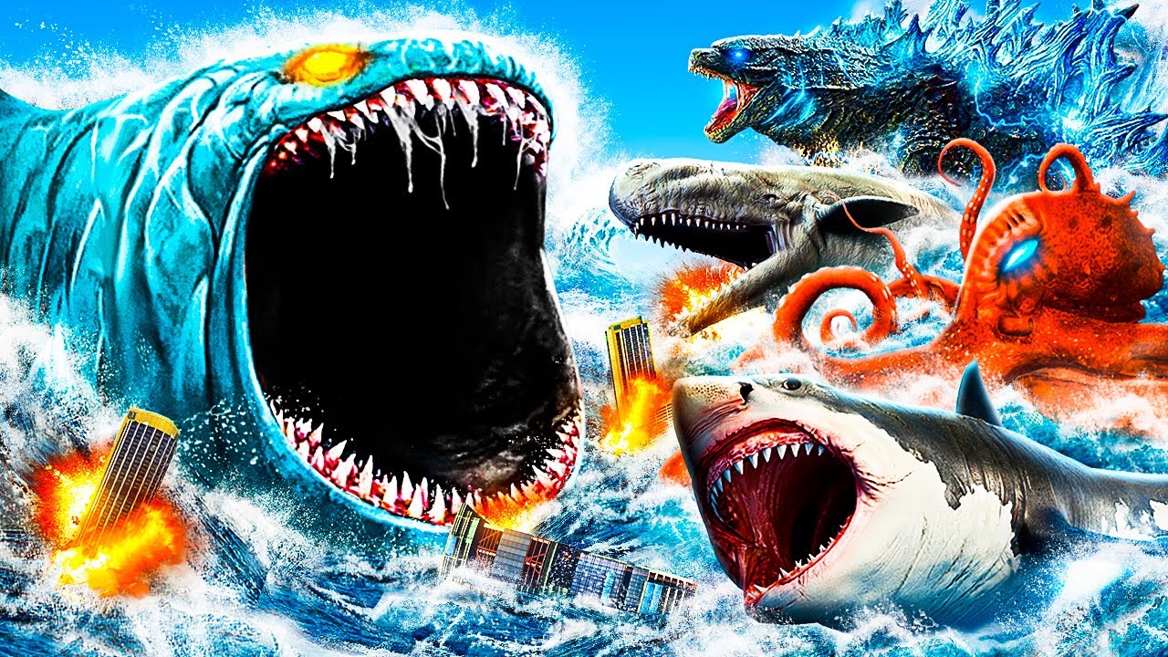 BLOOP vs EVERY SEA MONSTER In GTA 5 - YouTube
