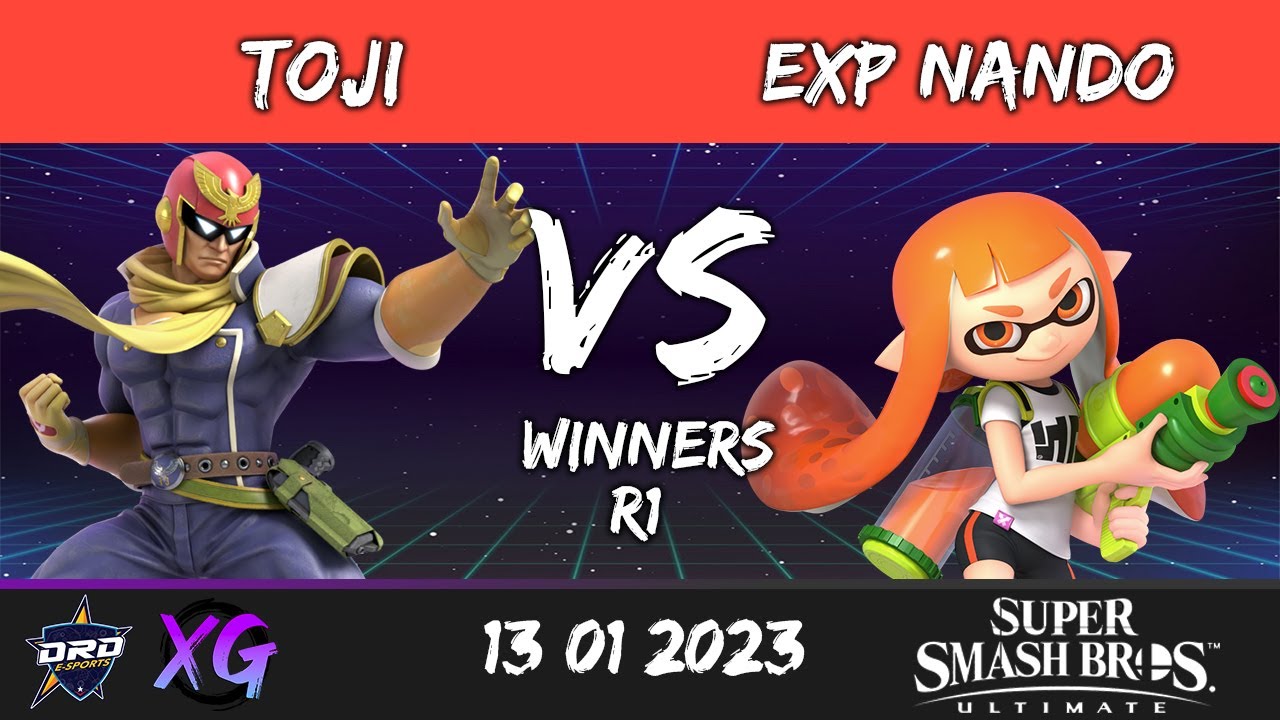 XGGD18 WR1: Toji (Captain Falcon) vs EXP|Nando (Inkling) - YouTube