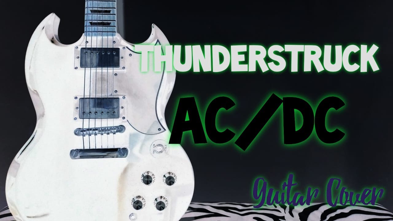 Thunderstruck - AC/DC - Guitar (Cover By Julio Correia) - YouTube