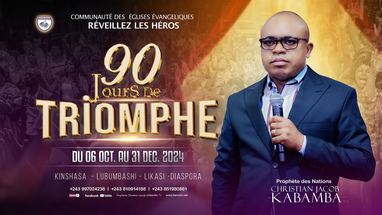 9O JOUR DE TRIOMPHE/SAMEDI 28/12/2024 AVEC LE PROPHETE CHRISTIAN JACOB ...