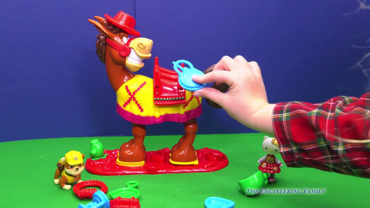 BUCKAROO Game Paw Patrol Plays Hello Kitty Buckaroo Game Video Toy ...