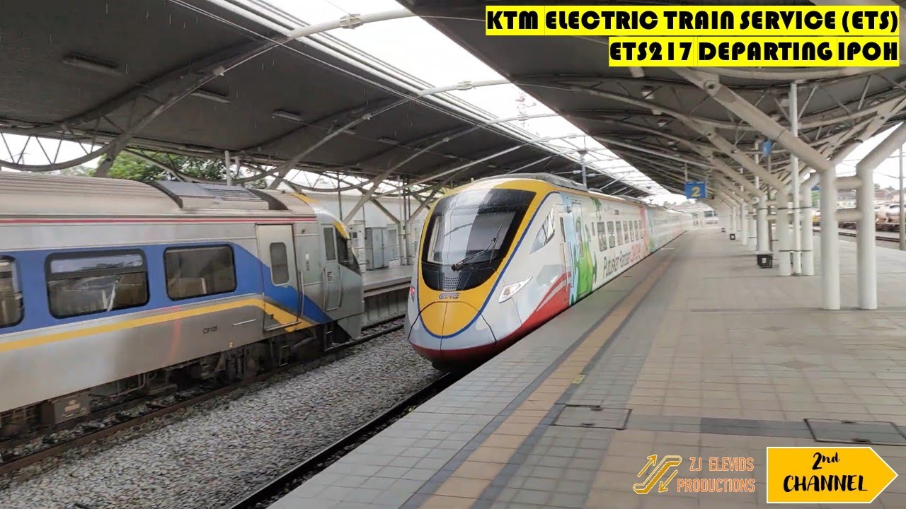 【KTM Electric Train Service (ETS)】CRRC Zhuzhou KTM Class 93 set ETS 217 ...