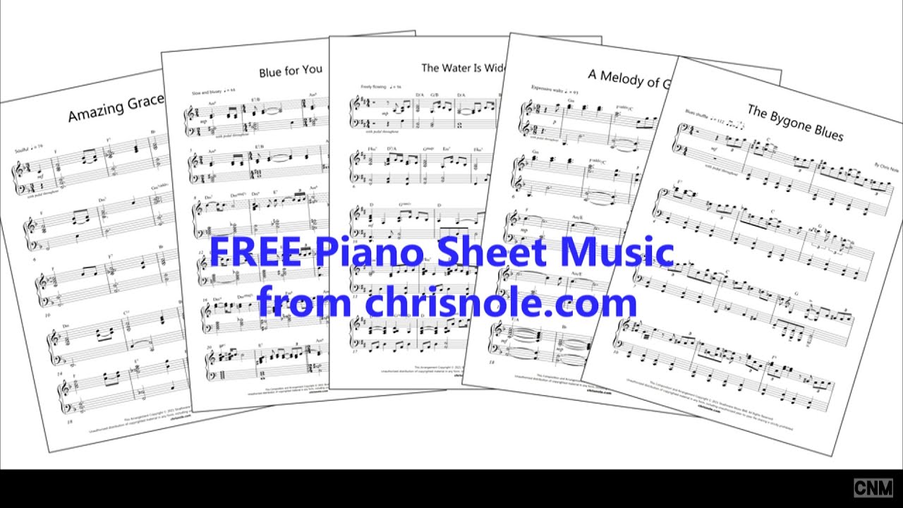 FREE Sheet Music downloads! - YouTube