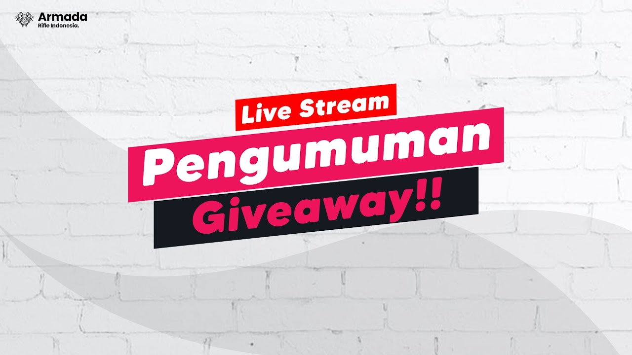 LIVE STREAMING PENGUMUMAN GIVEAWAY!!! - YouTube
