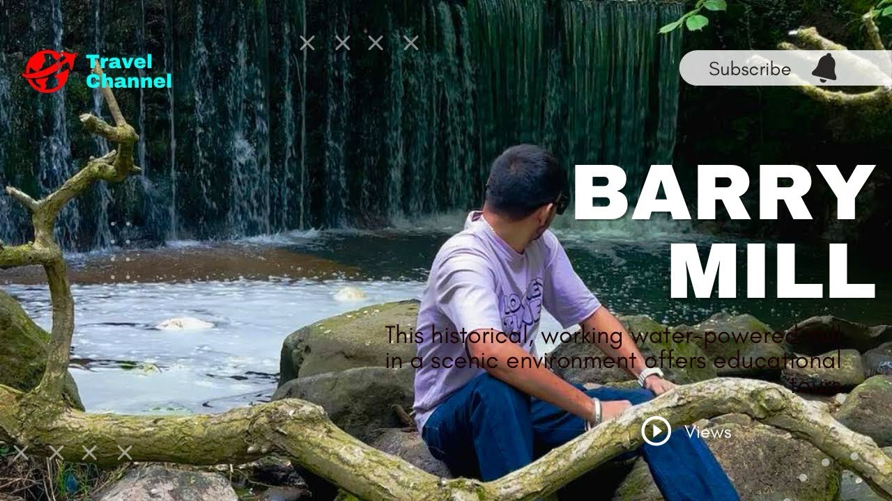 This historical, working water-powered mill in a scenic environment ...