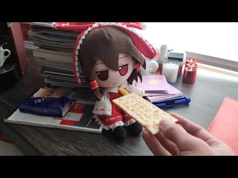 Feeding the Reimu Fumo - YouTube