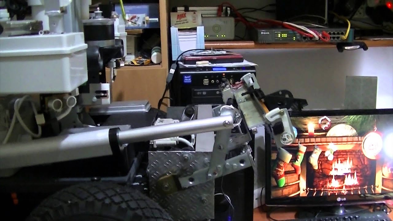 Motore sollevamento Braccio meccanico Rover - YouTube