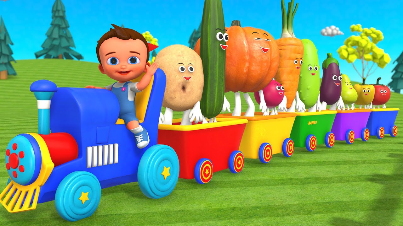 Learn Vegetables Names - Little Babies Fun Farming | Little Cartoon ...