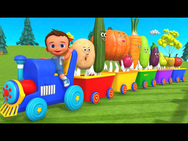 Learn Vegetables Names - Little Babies Fun Farming | Little Cartoon ...