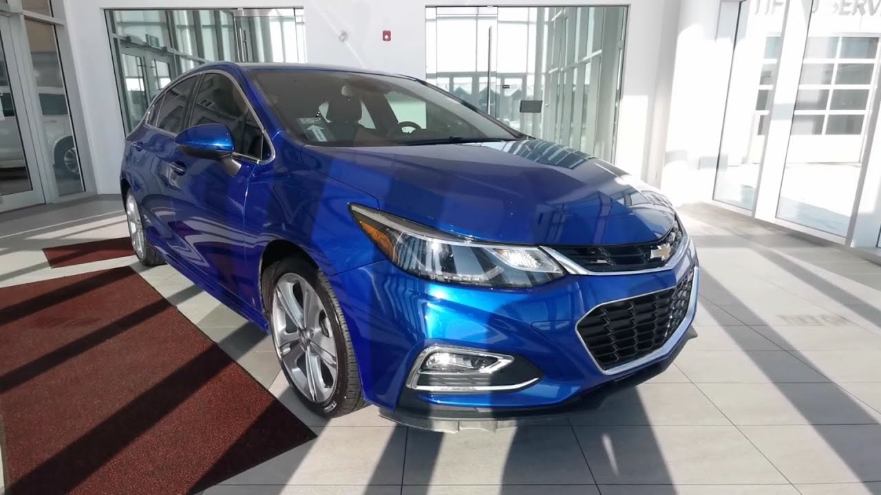 Blue 2017 Chevrolet Cruze Premier Review Edmonton AB - Wolfe Cadillac ...