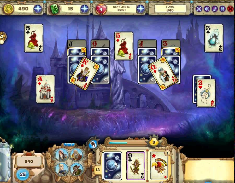 Solitaire Tales Level 10 - YouTube