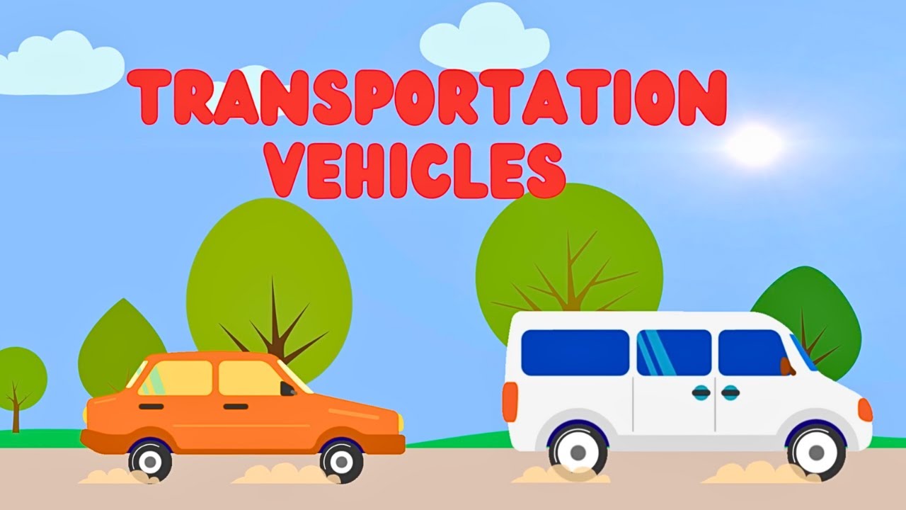 Learning Words. Transportation Vehicles. Kids Learning #001 - YouTube