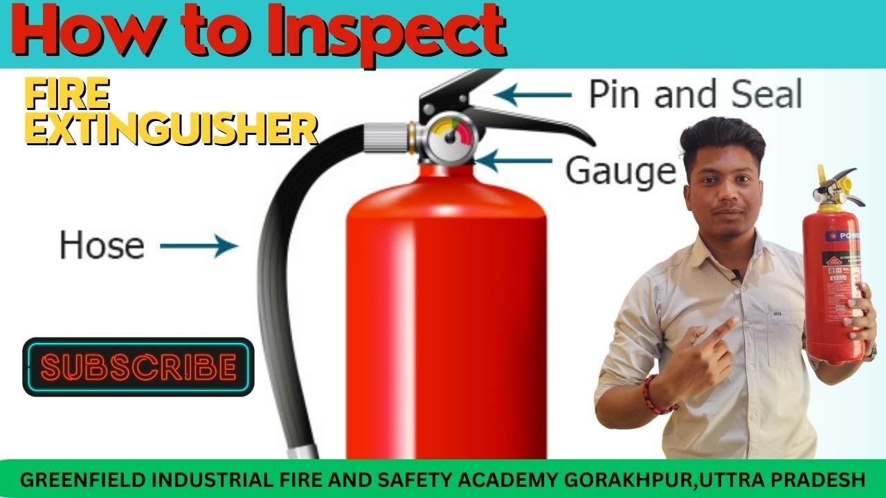 How to inspect the Fire extinguisher In hindi - YouTube
