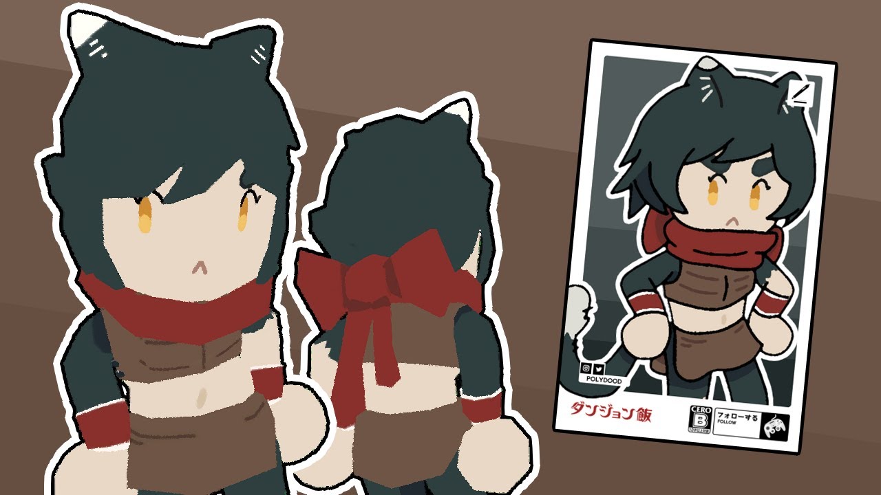 Delicious In Dungeon - Cute Izutsumi 3D Model Showcase in my Style ...