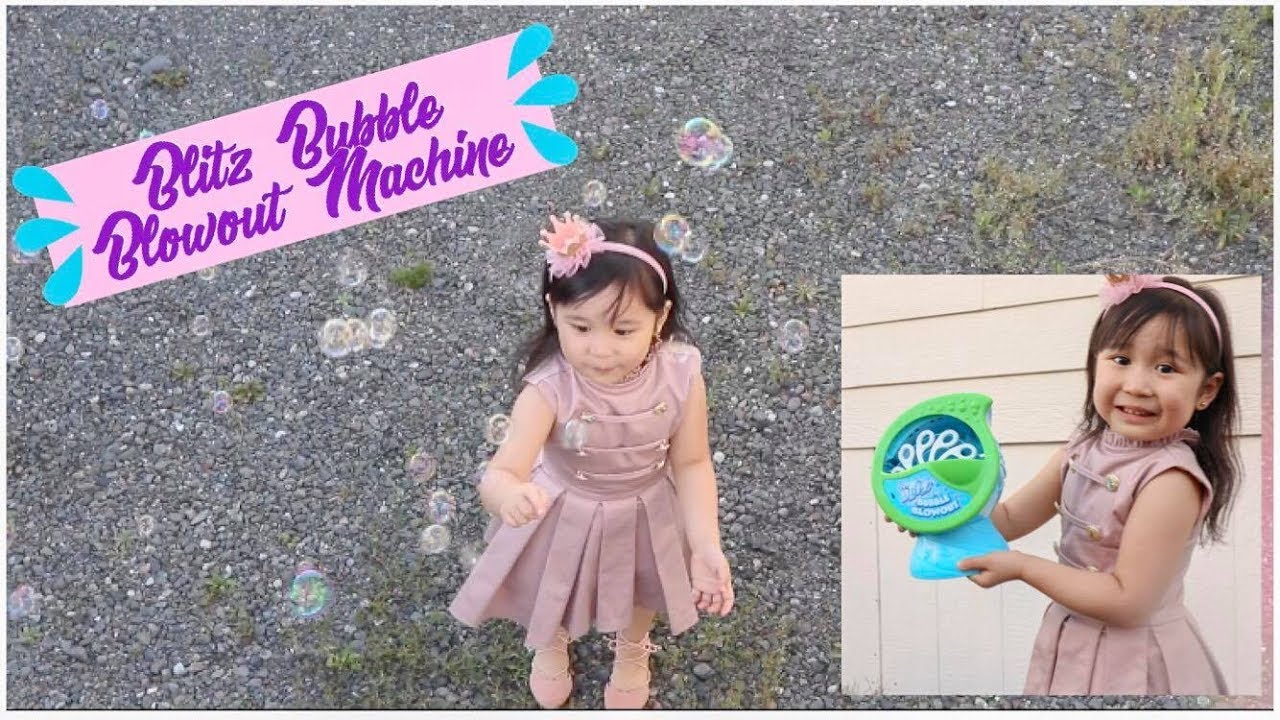 BLITZ BUBBLE BLOWOUT MACHINE : UNBOXING & HOW TO SET UP? | TheGarcias ...