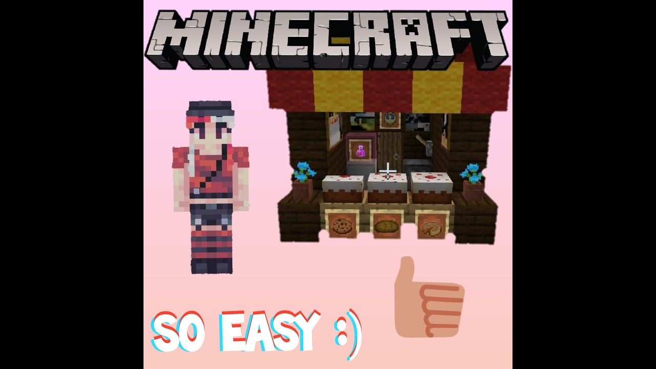 MINECRAFT Mini Stall Turtorial - YouTube