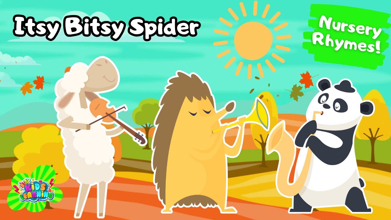 Itsy Bitsy Spider And More Nursery Rhymes (Sing-Along) For Kids - YouTube