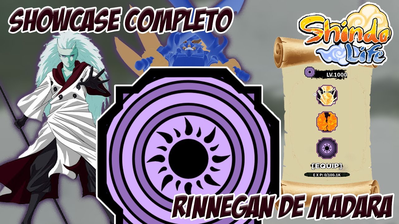 Showcase completo del Rinnegan de Madara (Shindai Rengoku) - Shindo ...