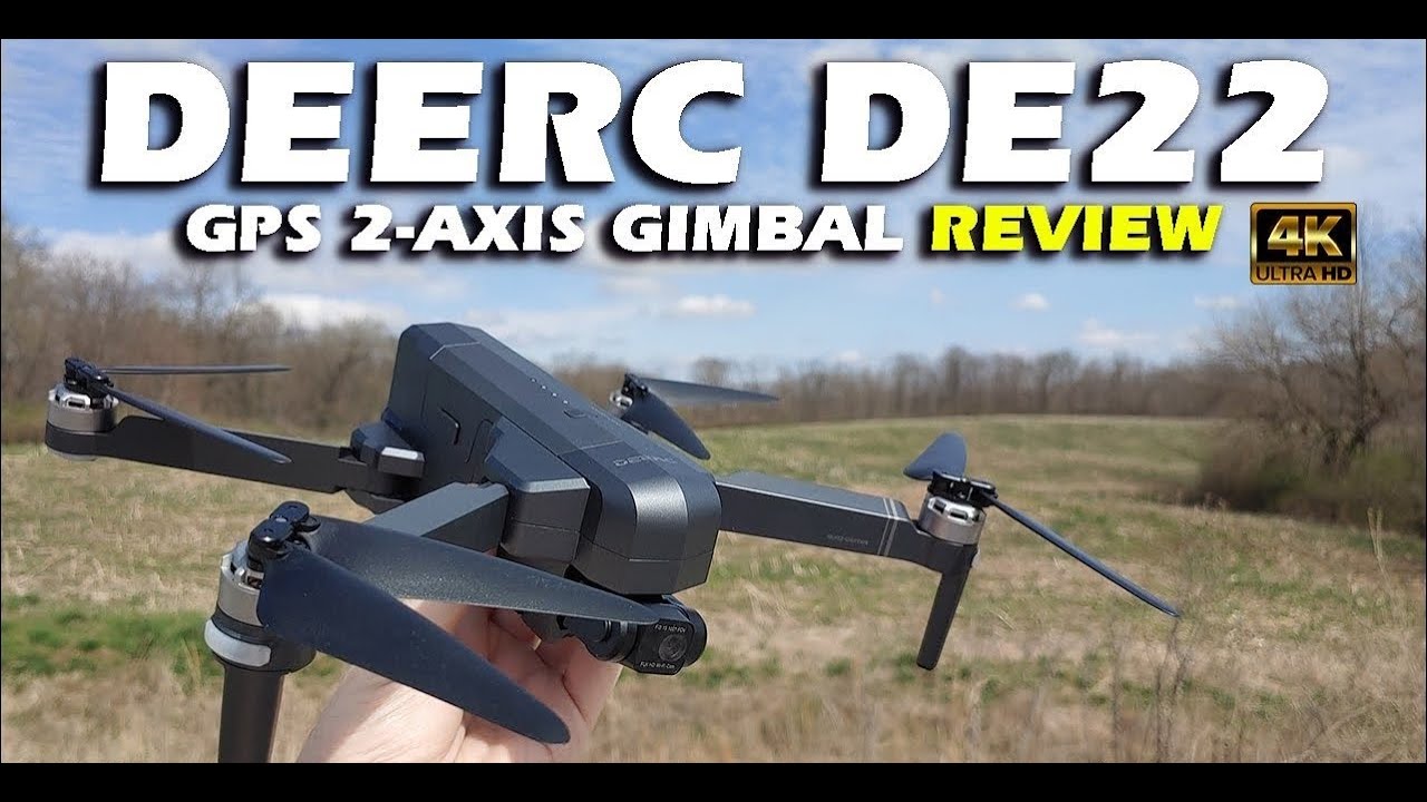 DEERC DE22 First Flight and Review - YouTube