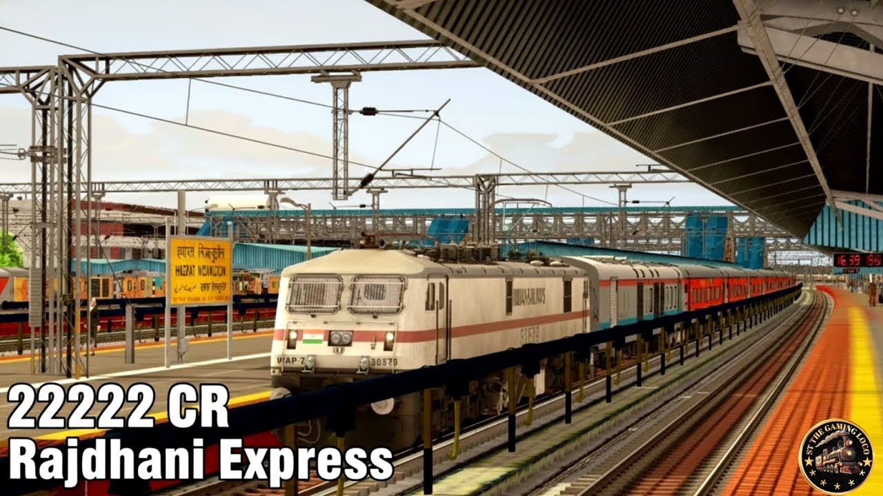 22222 CR Rajdhani – The King of Rajdhani! | H. Nizamuddin Departure ...